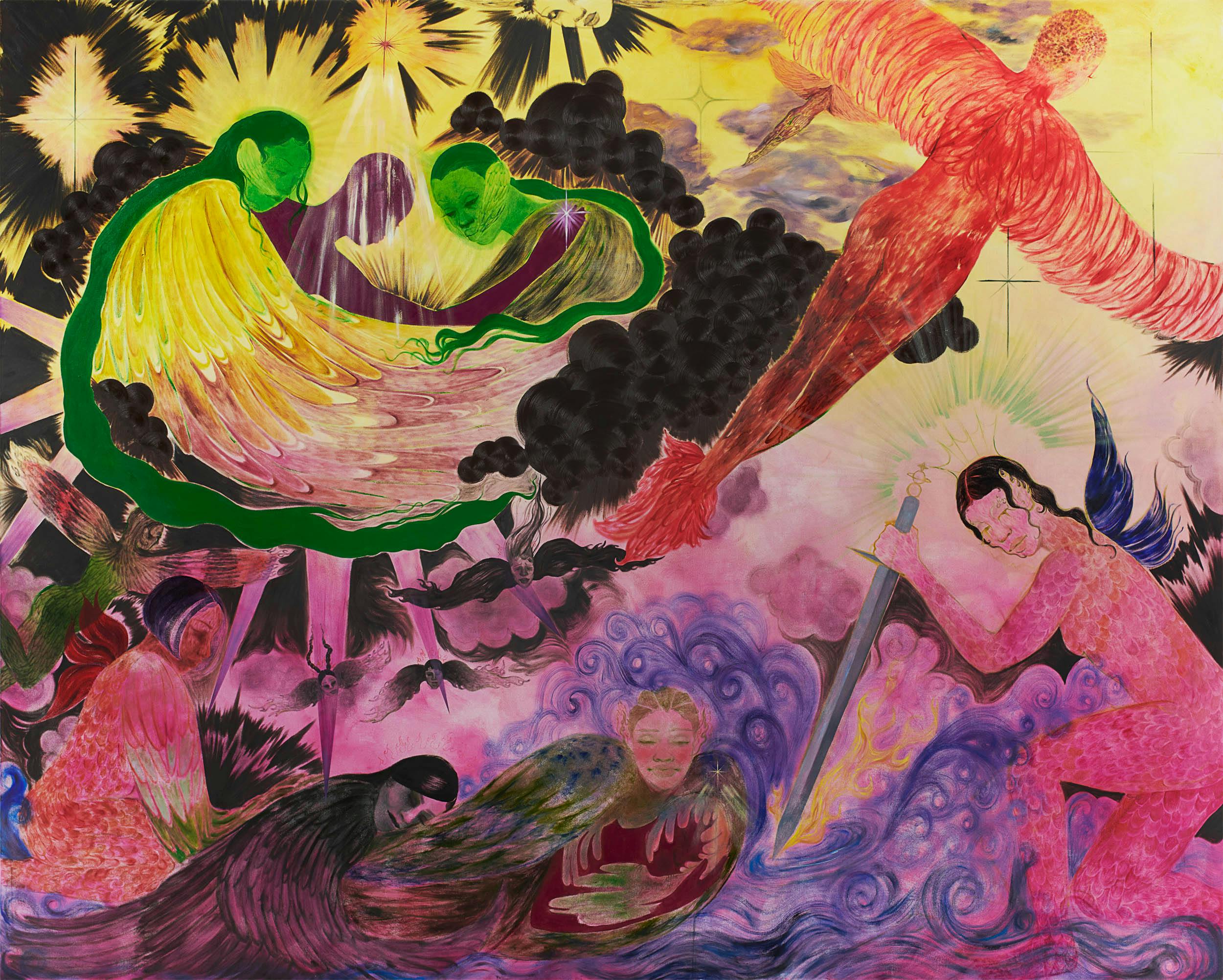 Fire Figure Fantasy Opening Night! - Institute of Contemporary Art, Miami